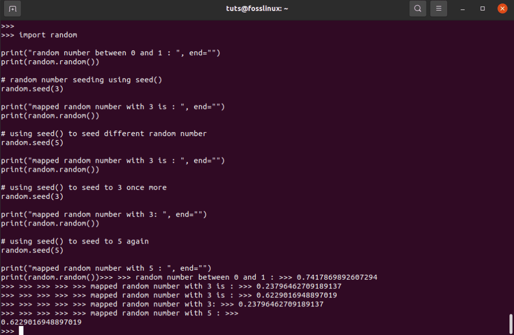 How to generate random numbers in Python | Code Underscored