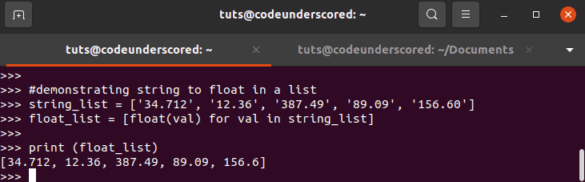 How to convert string to float in python | Code Underscored