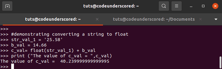 How to convert string to float in python | Code Underscored