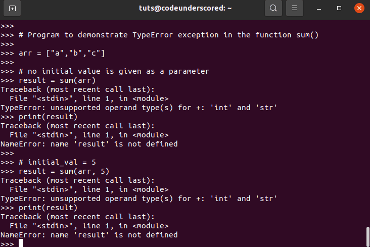 How to sum a list in Python | Code Underscored