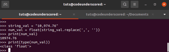 How to convert string to float in python | Code Underscored