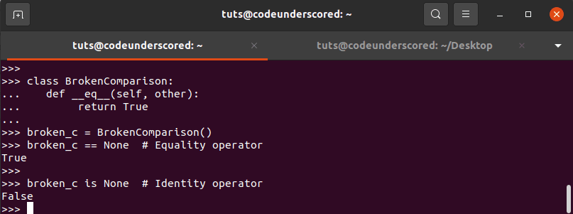 Python null: Using None keyword to assign a None Type object