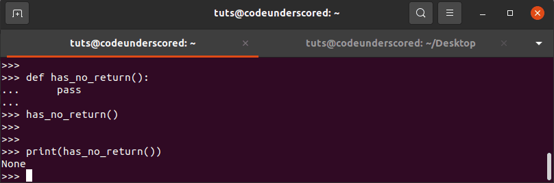 Python null: Using None keyword to assign a None Type object