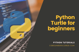 Python Turtle for beginners | Code Underscored