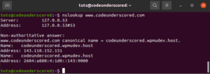 How to do nslookup in Python | Code Underscored