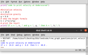 Getting started with Python IDLE | Code Underscored