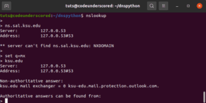 How to do nslookup in Python | Code Underscored