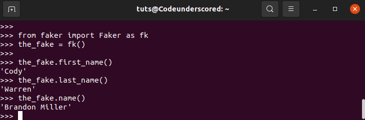 How to use Faker in Django | Code Underscored