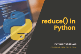 reduce() in Python (with examples) | Code Underscored