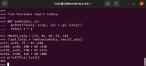 reduce() in Python (with examples) | Code Underscored