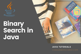Binary Search in Java explained with examples | Code Underscored