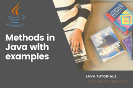 Methods in Java with examples | Code Underscored