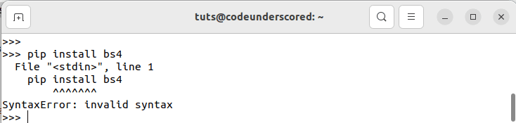 How To Fix The Invalid Syntax Error While Installing Pip 3045